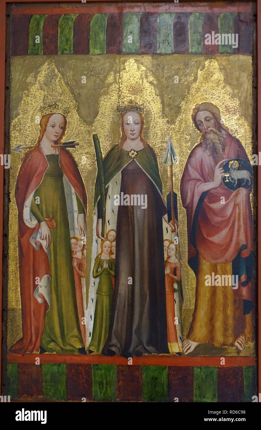 Altarpiece panels with saints, 1 of 2, Master of the Loebschen ...