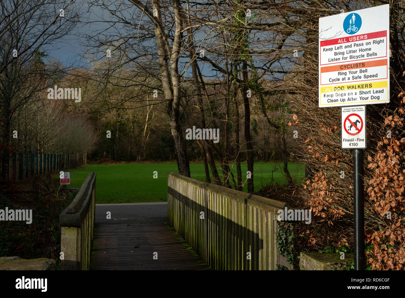 Park Notice High Resolution Stock Photography and Images - Alamy