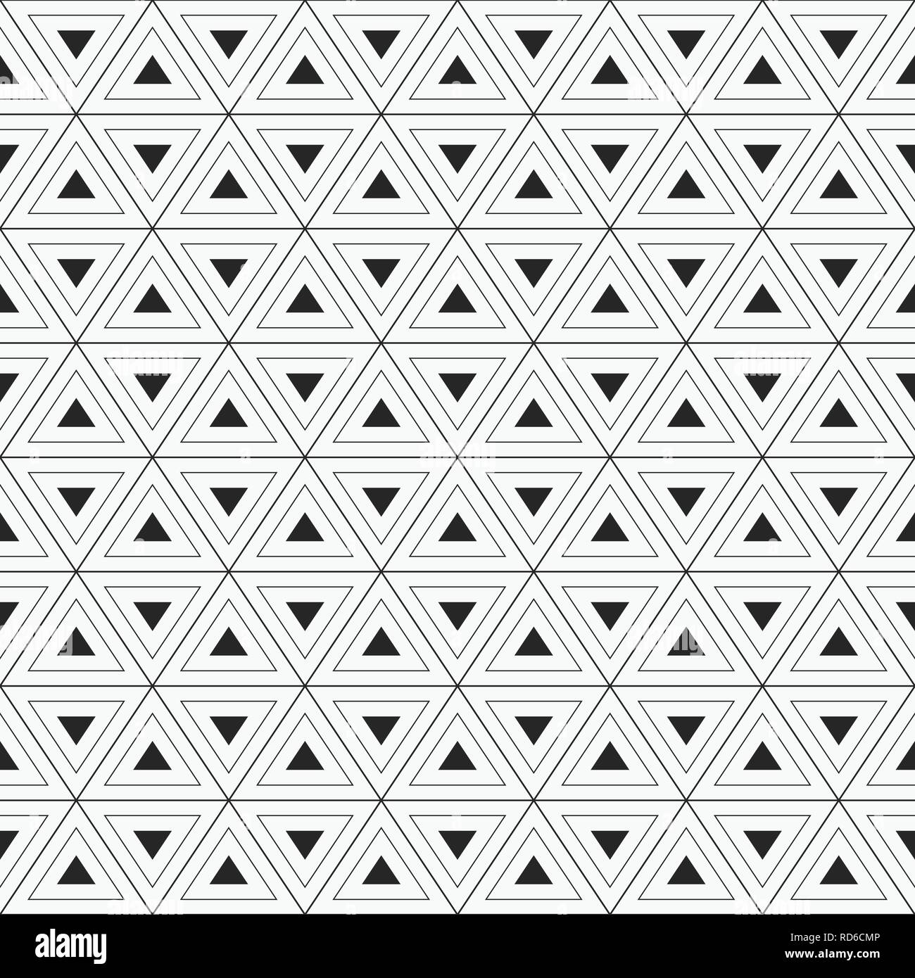 Abstract triangle background. Repeating geometric tiles. Linear grid ...