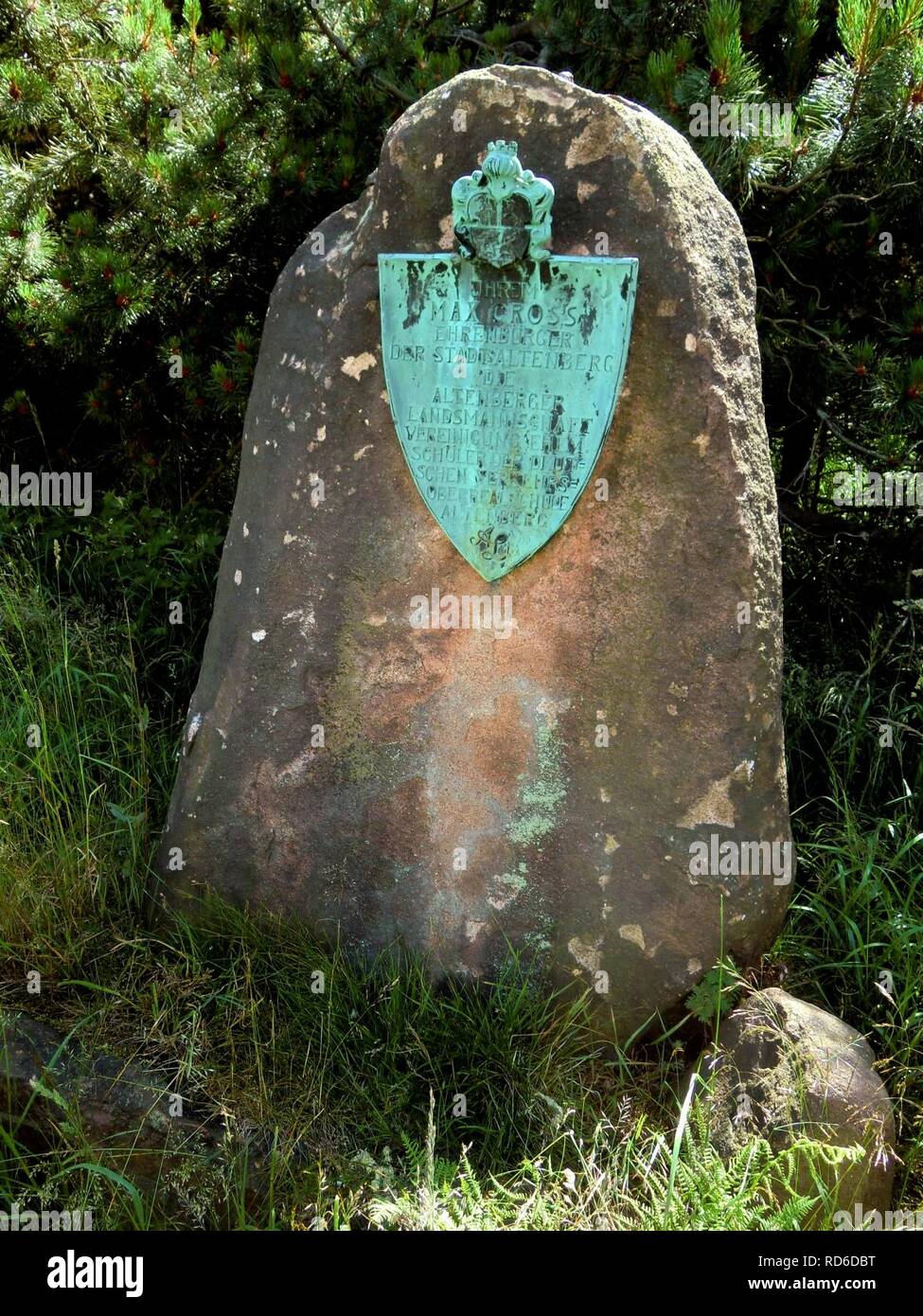 Altenberg Denkmal-Max Gross02 Stock Photo - Alamy