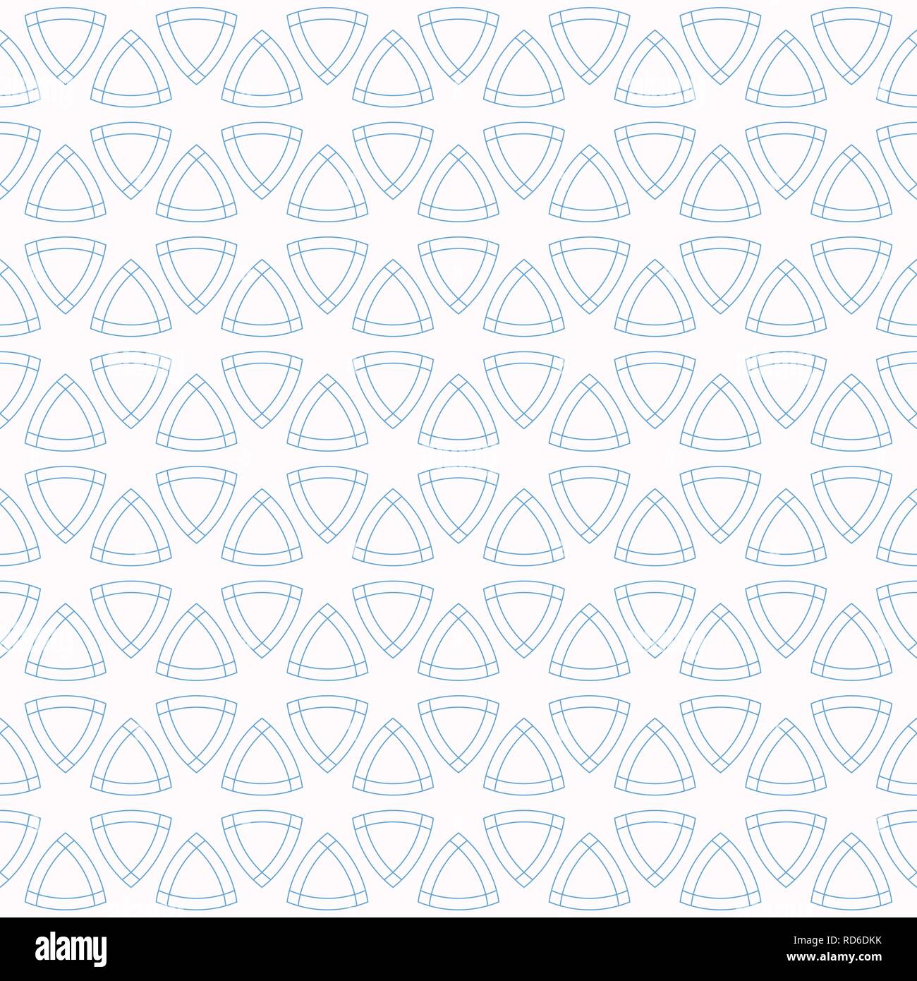 Abstract geometric seamless pattern with rounded triangles. Vector ...