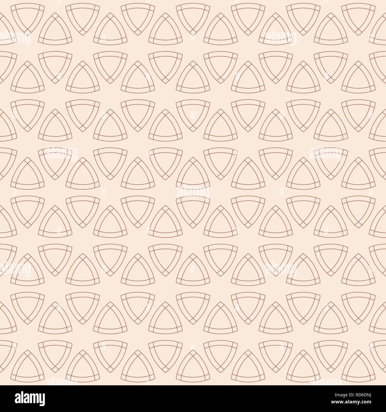 Abstract geometric seamless pattern with rounded triangles. Vector ...
