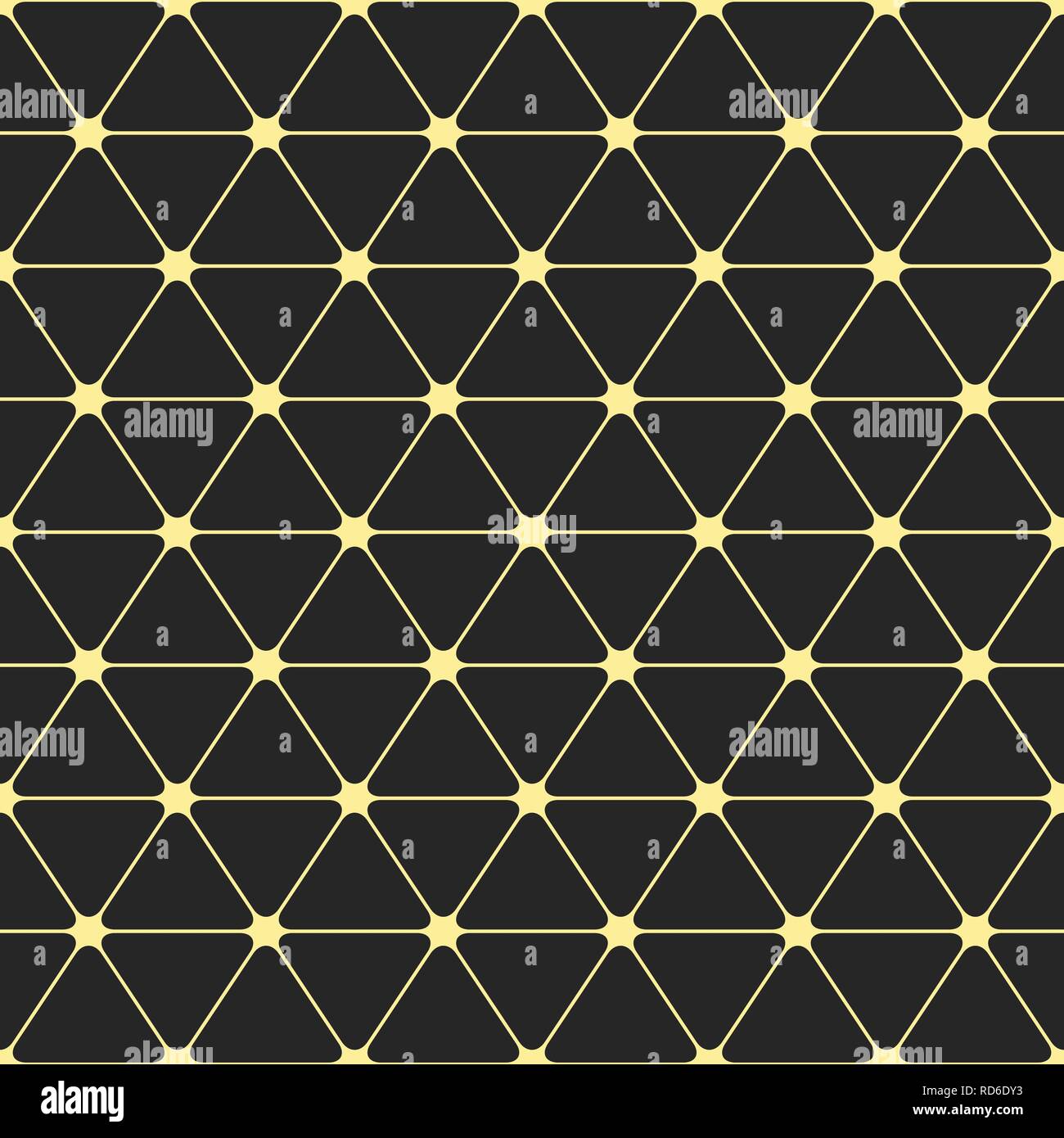 Abstract Seamless Pattern Triangles With Rounded Corners Vector Background Stock Vector Image