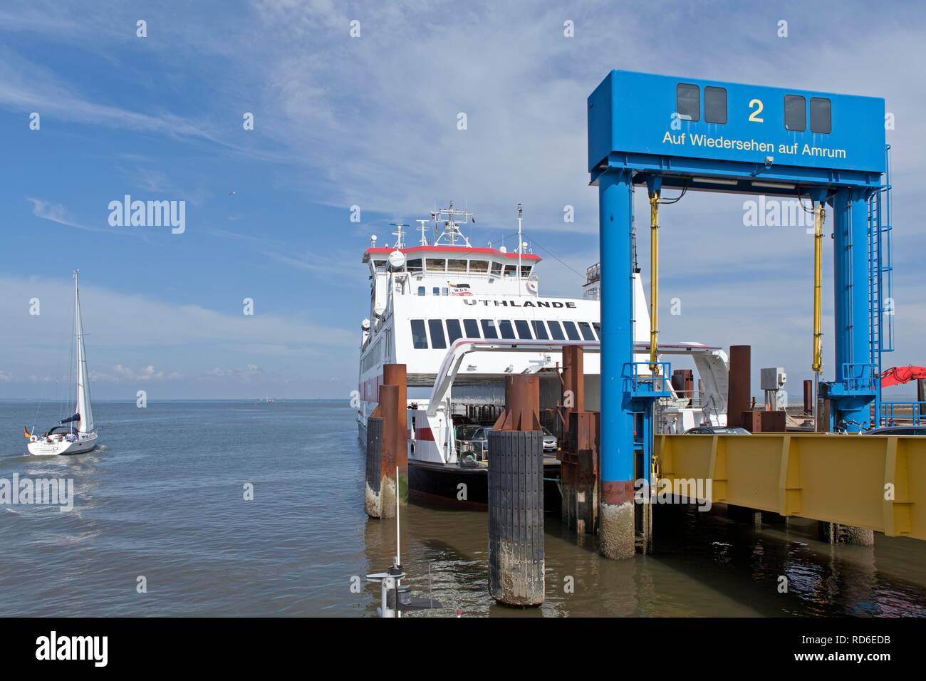 Ferry pier amrum island hi-res stock photography and images - Alamy