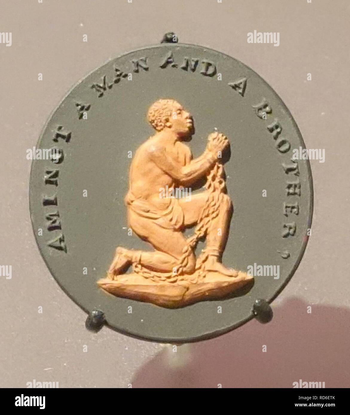 Am I not a Man and a Brother, medallion modelled by William H. Hackwood ...