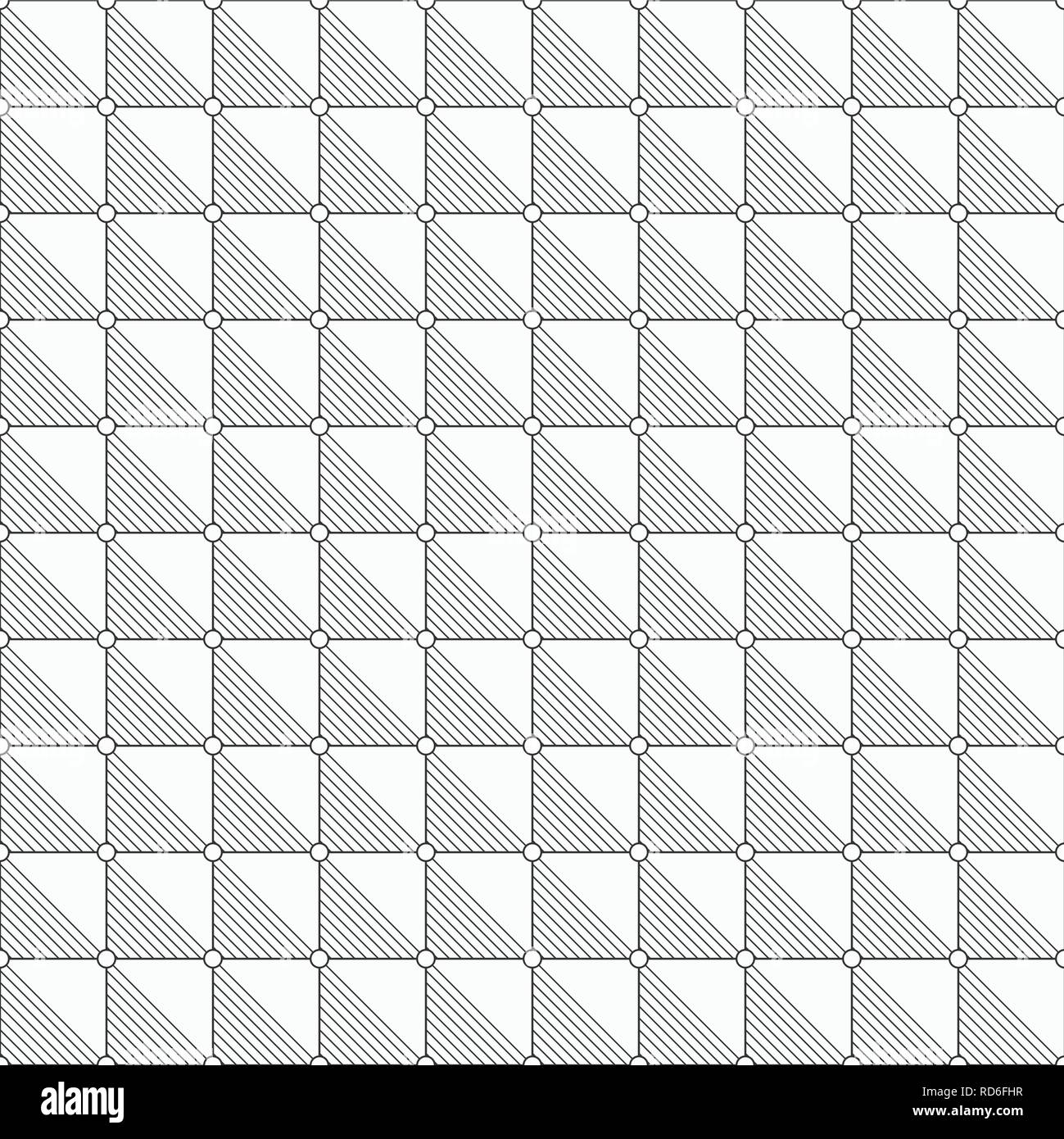 Vector seamless pattern. Repeating geometric background with striped ...