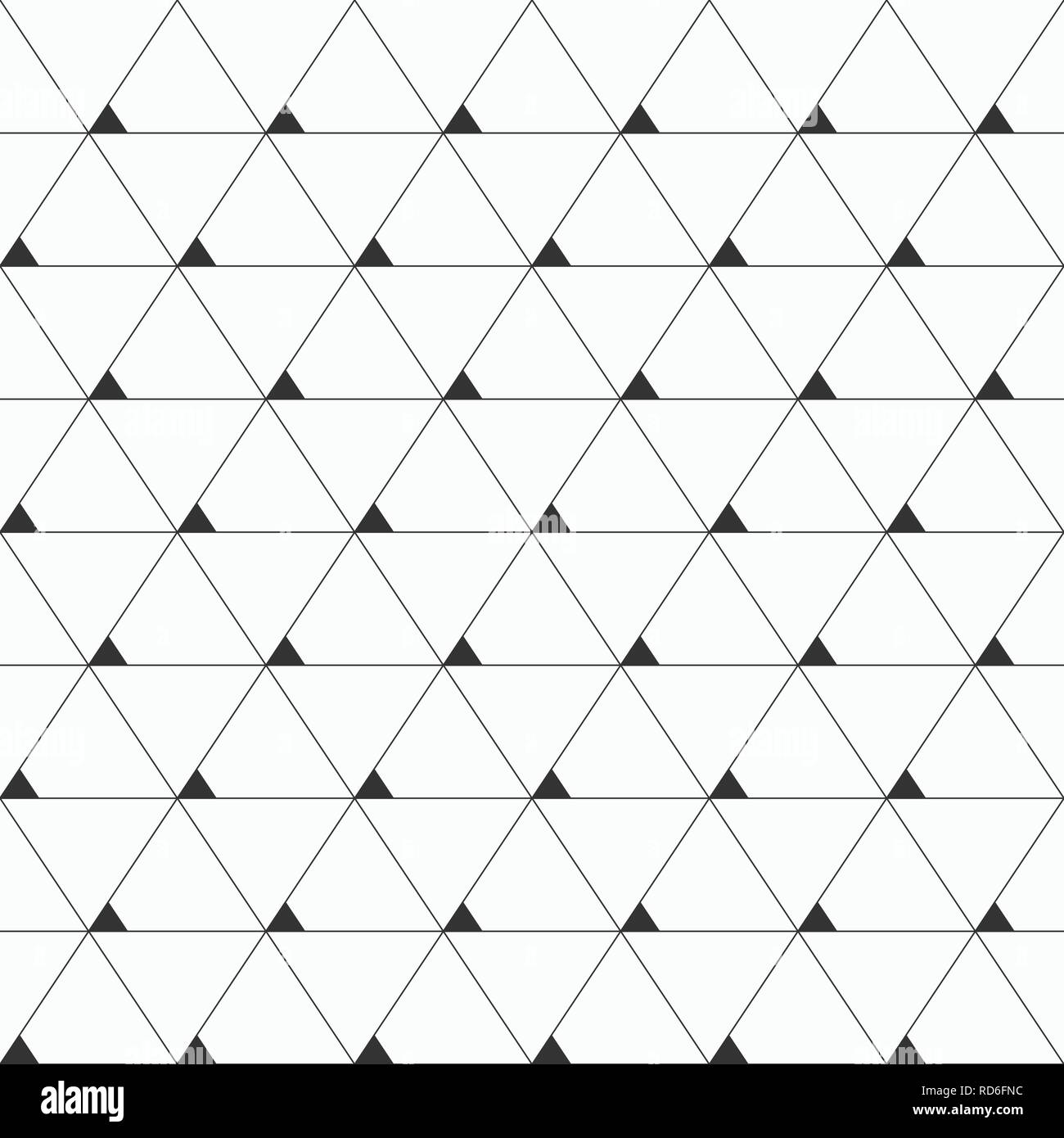 Abstract seamless pattern with triangles. Repeating geometric tiles ...