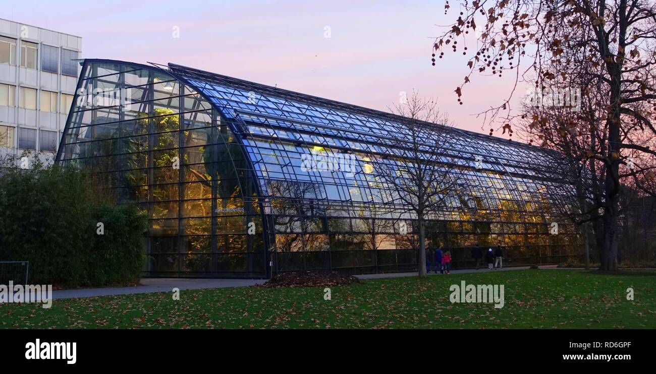 Amazonienhaus - Wilhelma Zoo - Stuttgart, Germany Stock Photo - Alamy