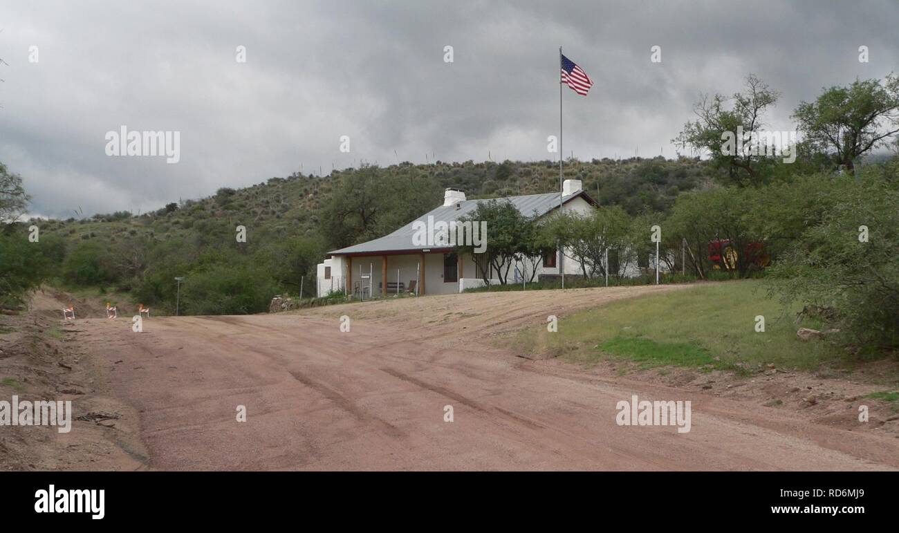 American Flag post office from N 3 Stock Photo - Alamy