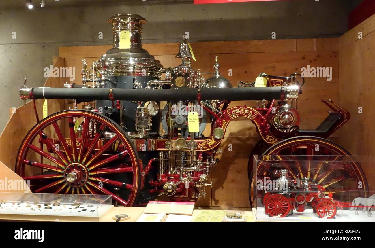 American LaFrance Steam Pumper, used by Oakland Fire Department from ...