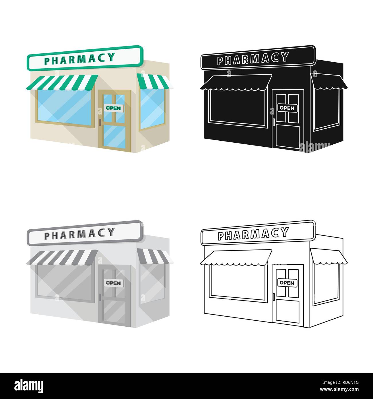 Pharmacy at hospital window Cut Out Stock Images & Pictures - Alamy