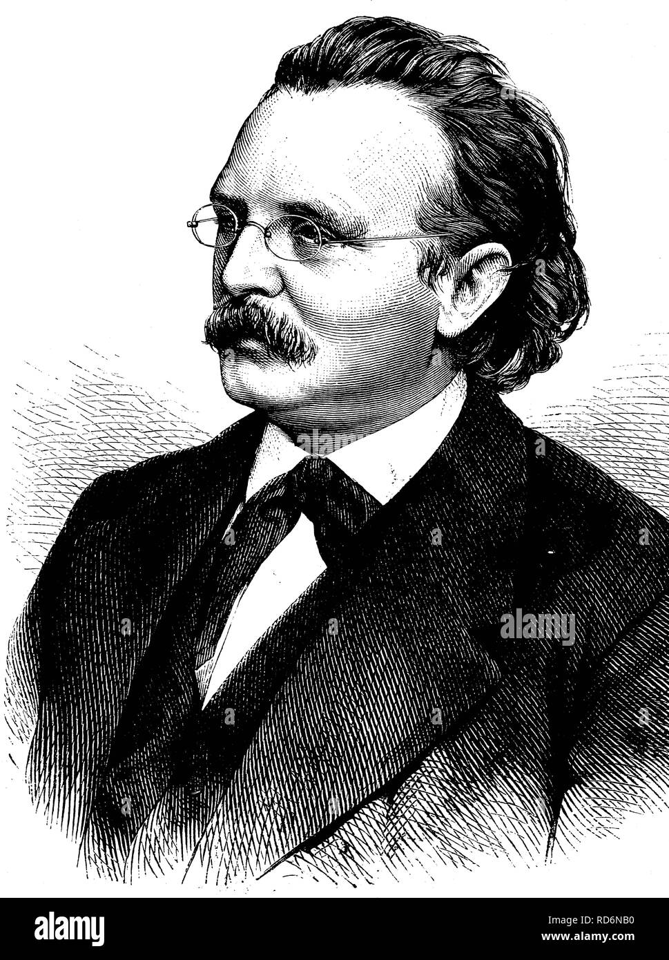 Edmund Kretschmer, 1830-1908, German organist and composer, historical ...