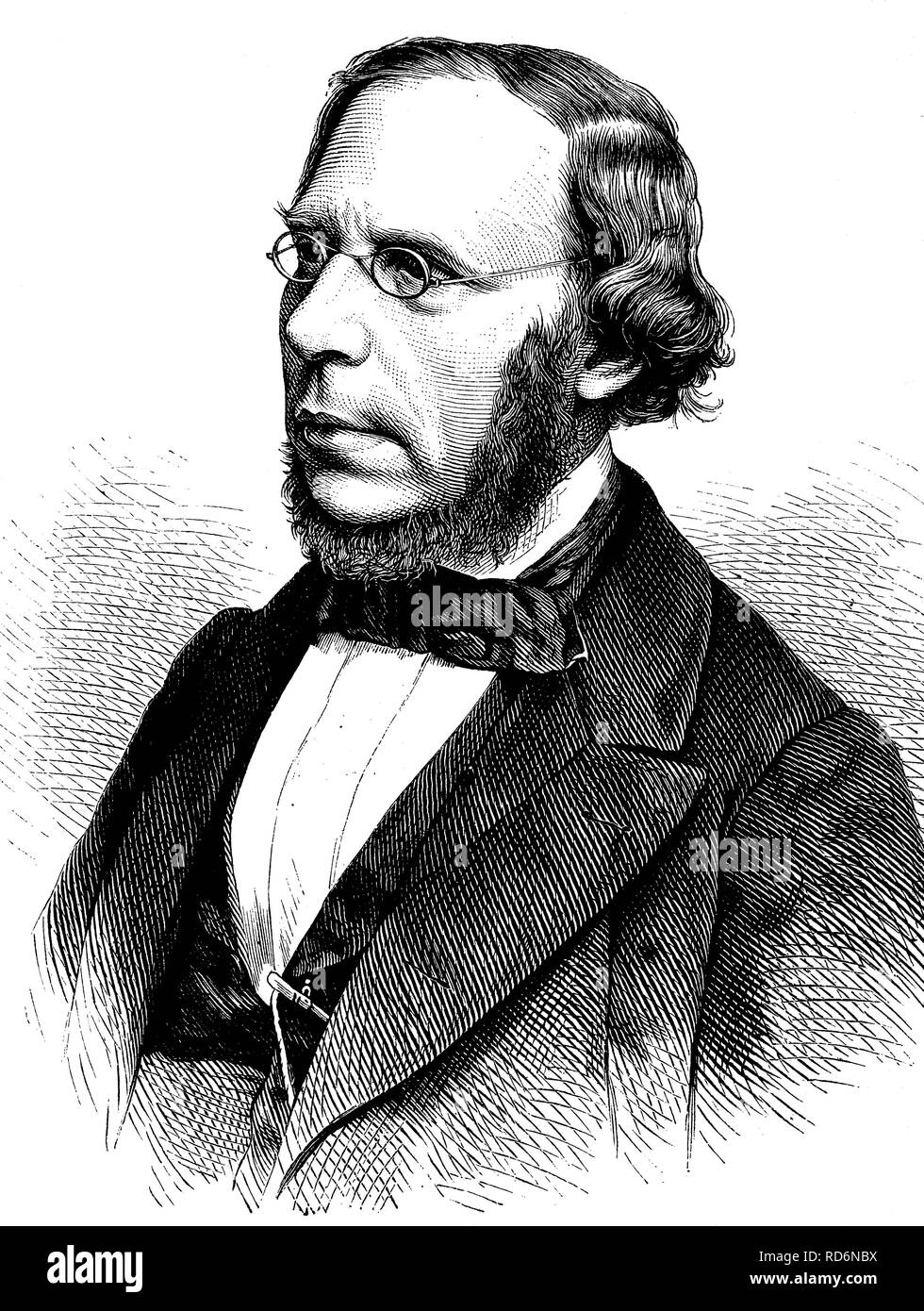 Professor Carl Alexander von Martius, 1838-1920, German chemist ...