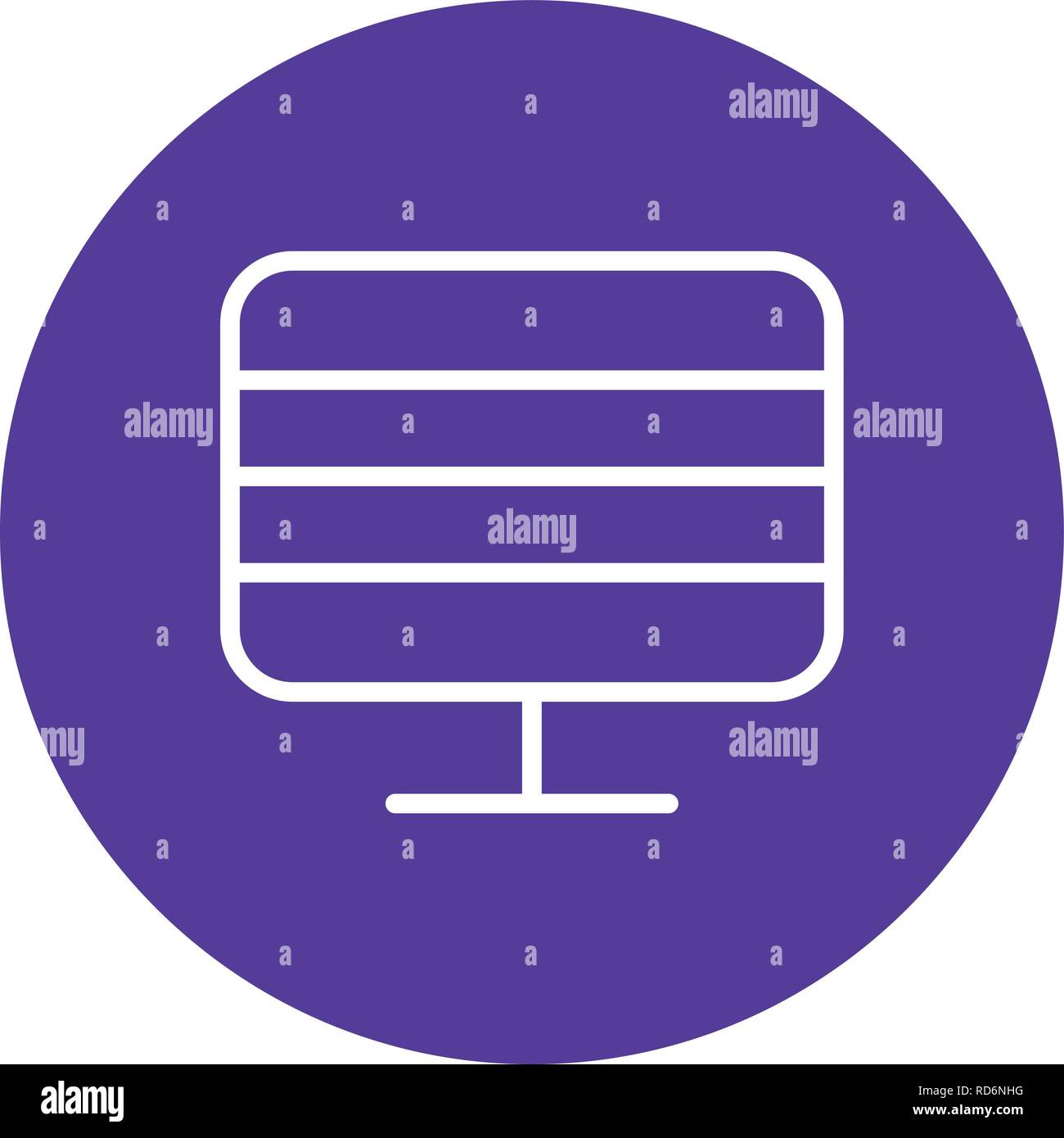 Monitor Sign Icon Vector Illustration For Personal And Commercial Use ...