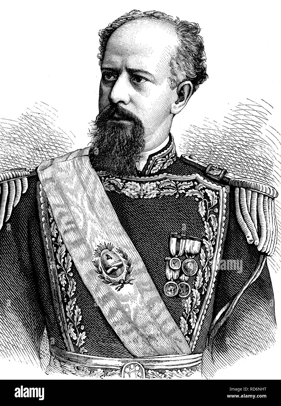 General Julio Roca, 1843-1914, President of the Republic of Argentina ...