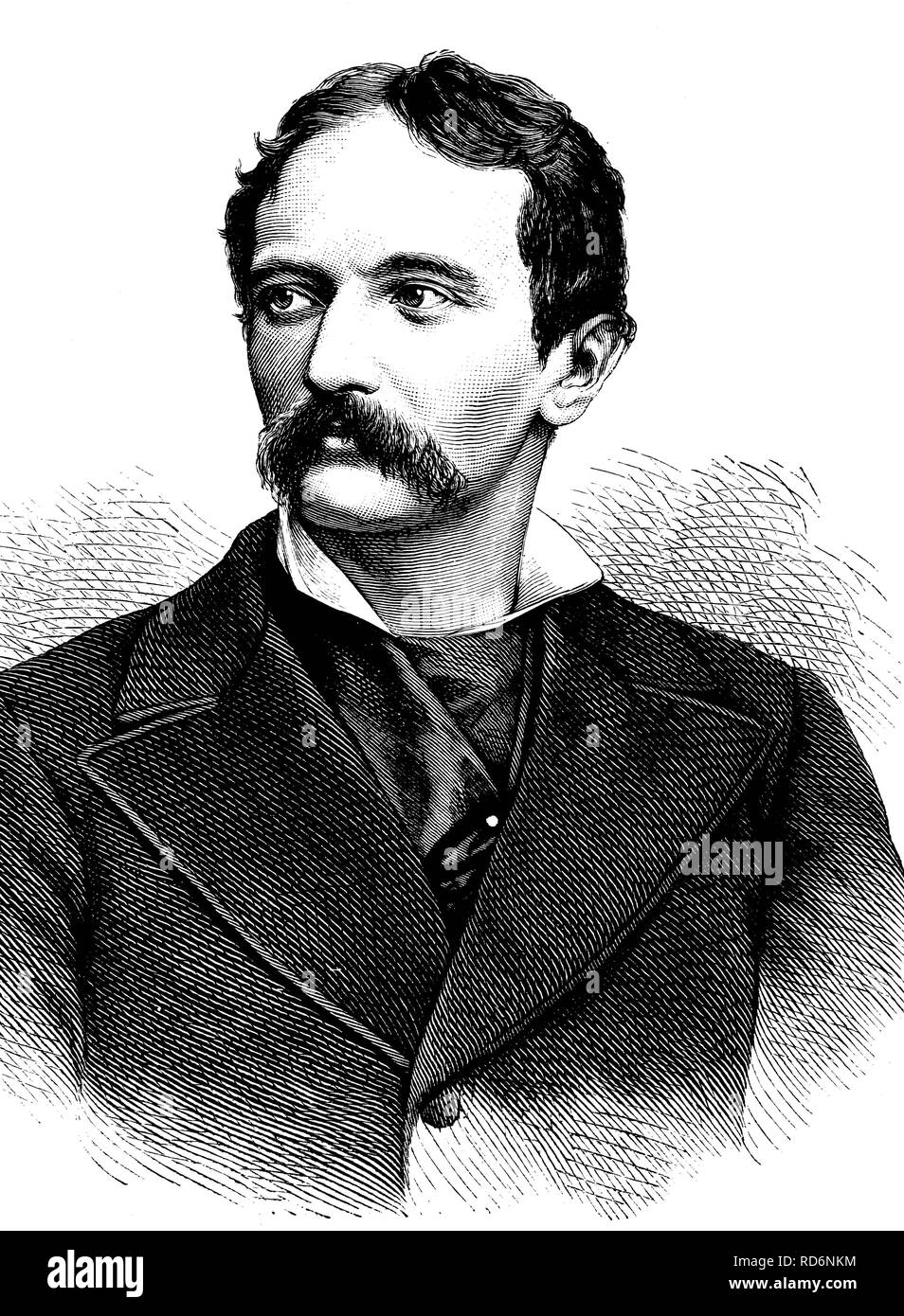 Arrigo Boito, 1842-1918, Italian writer and composer, historical ...