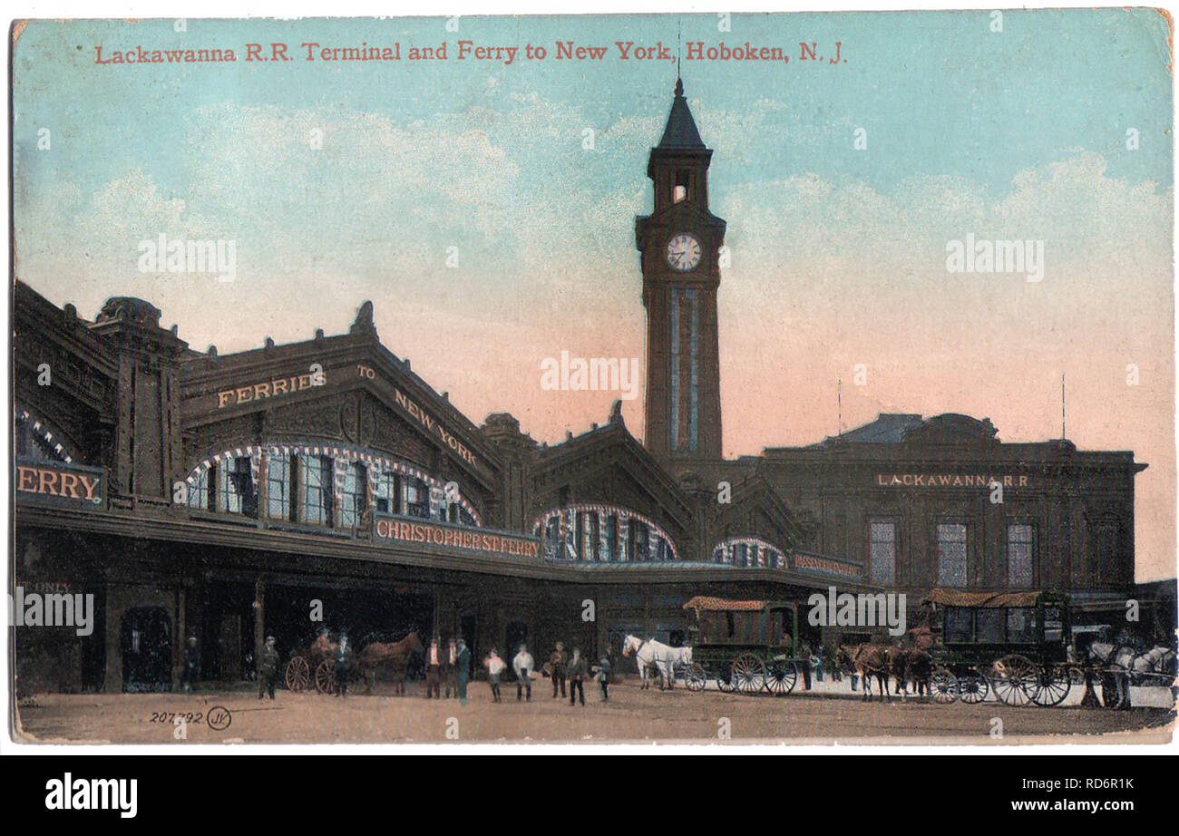 Hoboken terminal historical hi-res stock photography and images - Alamy
