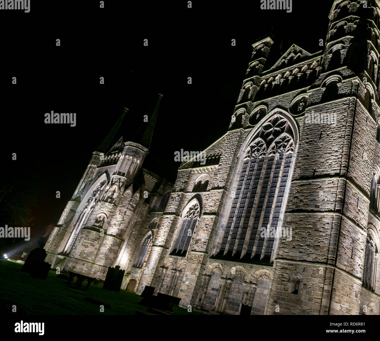 Stained Glass Window Durham Cathedral High Resolution Stock Photography ...
