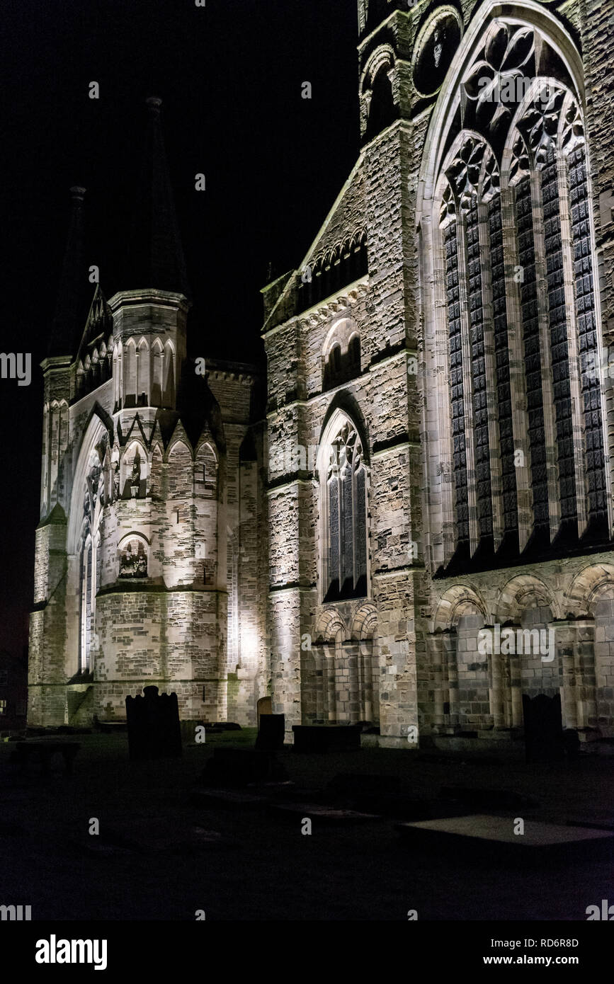 Stained Glass Window Durham Cathedral High Resolution Stock Photography ...