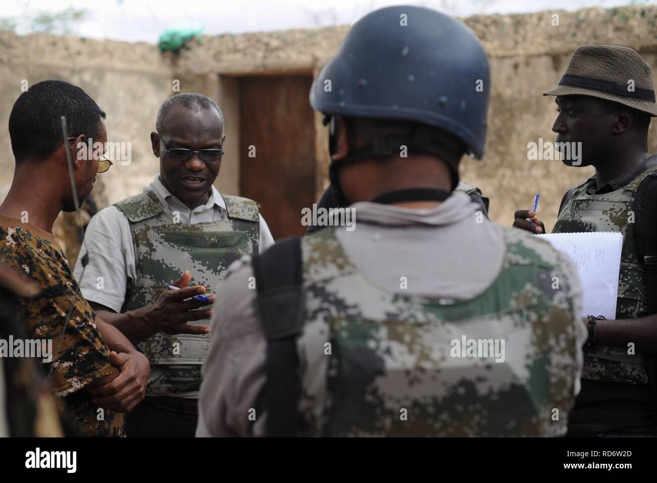 AMISOM's Humanitarian Unit today conducted an assesment of Bulo Burte ...