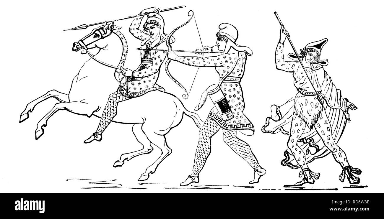Amazons, a mythical nation of all-female warriors supposedly originated ...