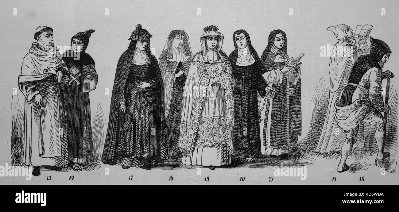 Religious knights: An Augustinian Friar, a Dodens Faedre, a Beguine, an ...