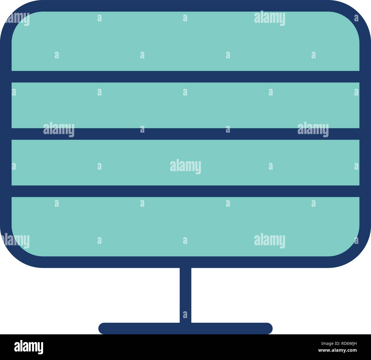 Monitor Sign Icon Vector Illustration For Personal And Commercial Use ...