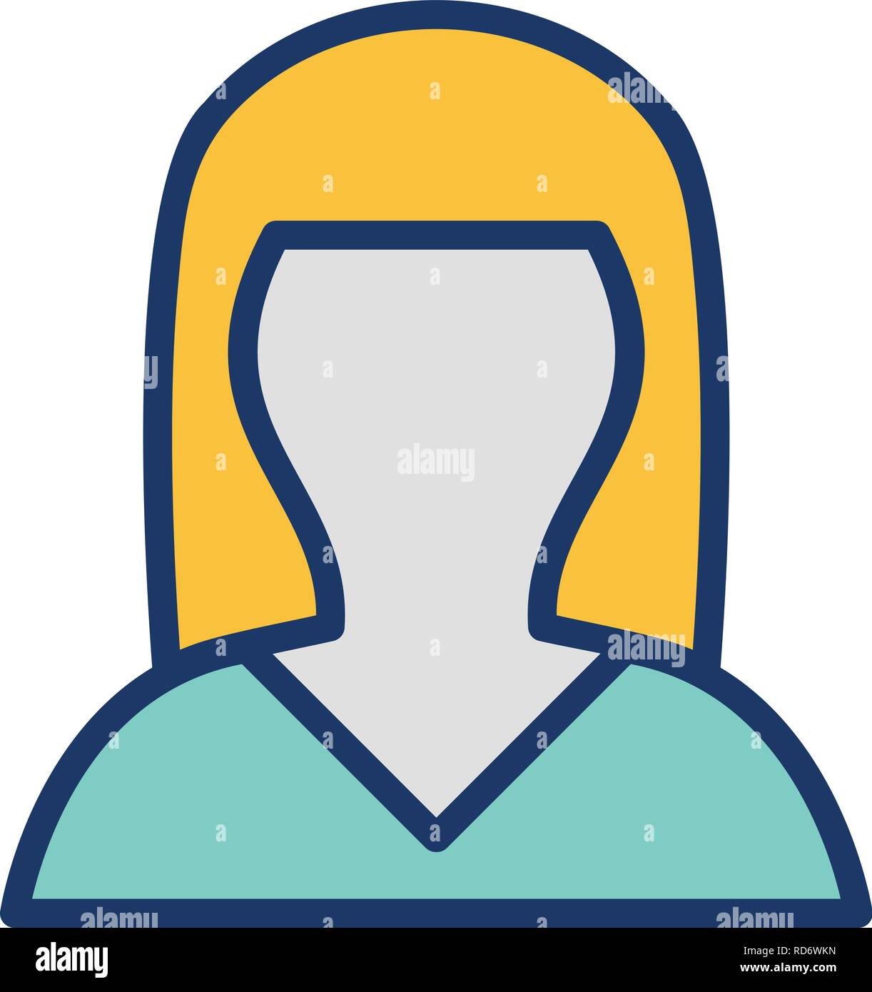 Female Avatar Sign Icon Vector Illustration For Personal And Commercial ...