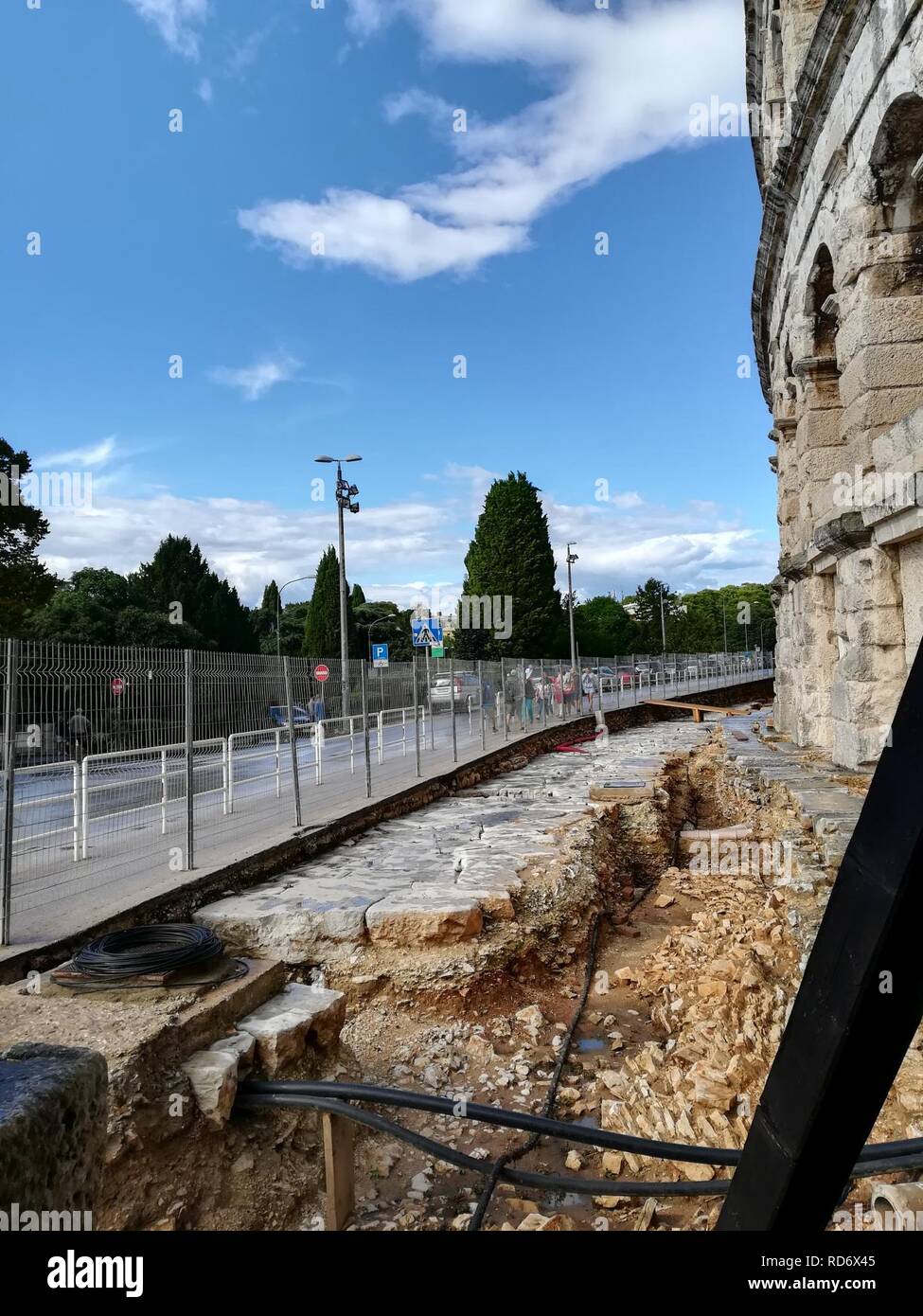Amphitheatre (Pula), exterior 01 Stock Photo - Alamy