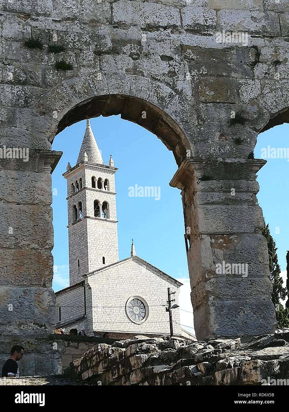 Amphitheatre (Pula), interior 79 Stock Photo - Alamy