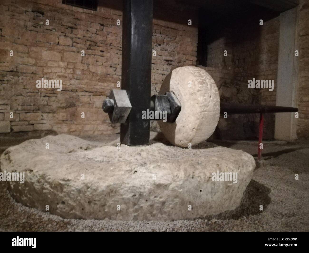 Amphitheatre (Pula), interior, exhibition 64 Stock Photo - Alamy