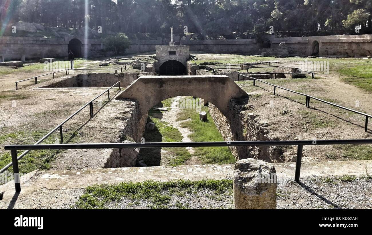 Amphitheatre of Carthage 2 Stock Photo - Alamy