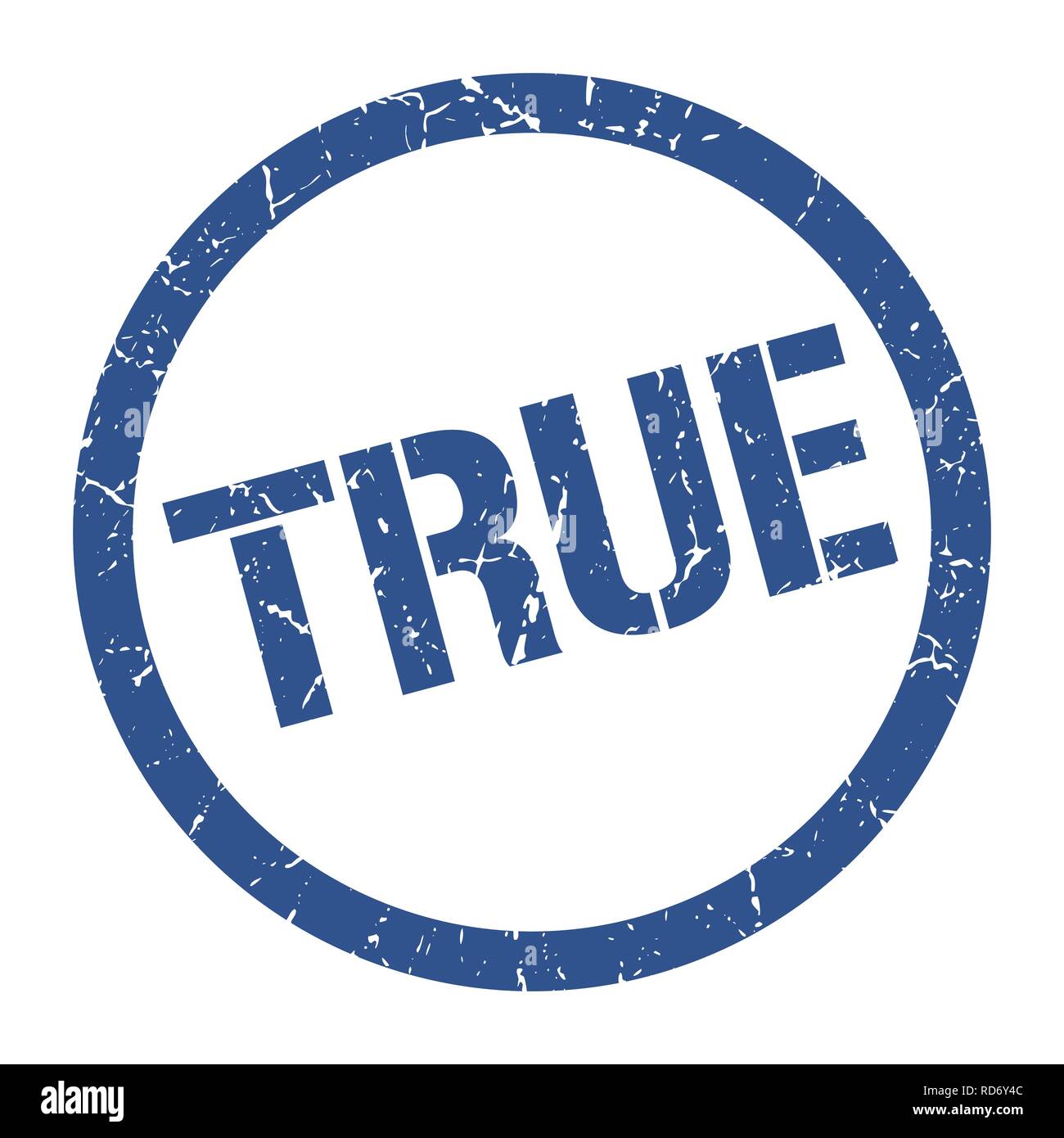 true blue round stamp Stock Vector Image & Art - Alamy