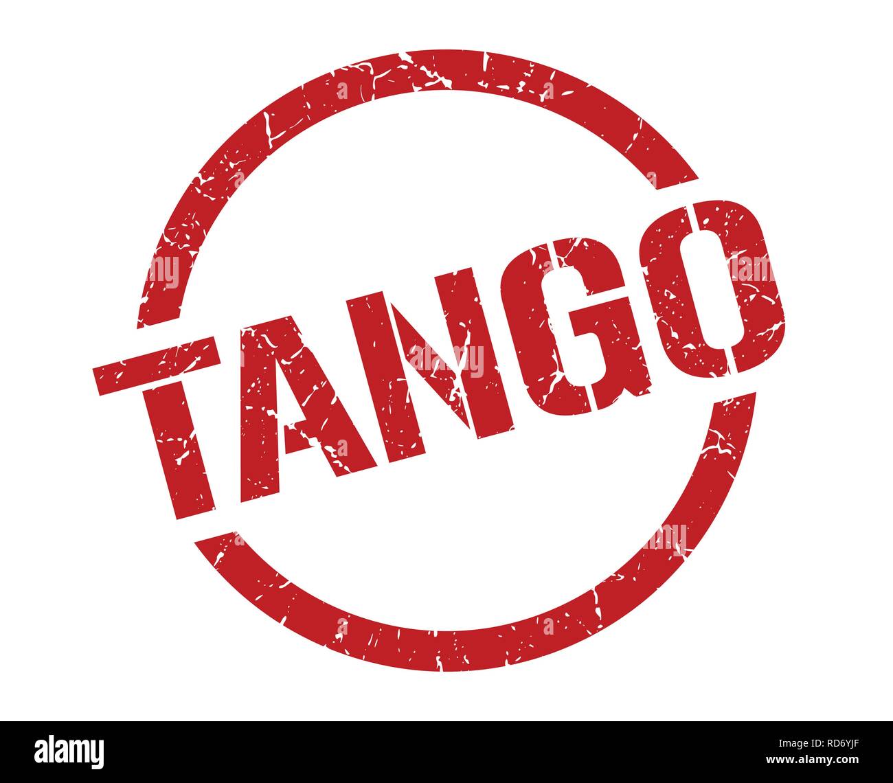 tango red round stamp Stock Vector Image & Art - Alamy