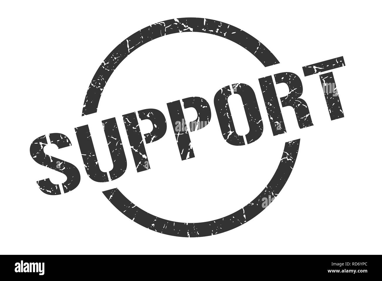 support black round stamp Stock Vector Image & Art - Alamy