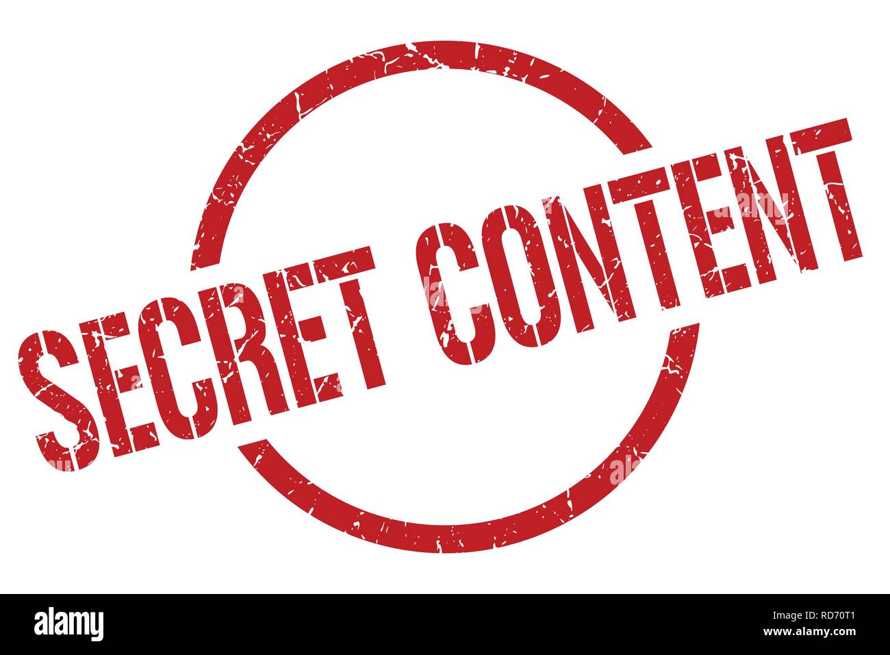 Secret content Stock Vector Images - Alamy