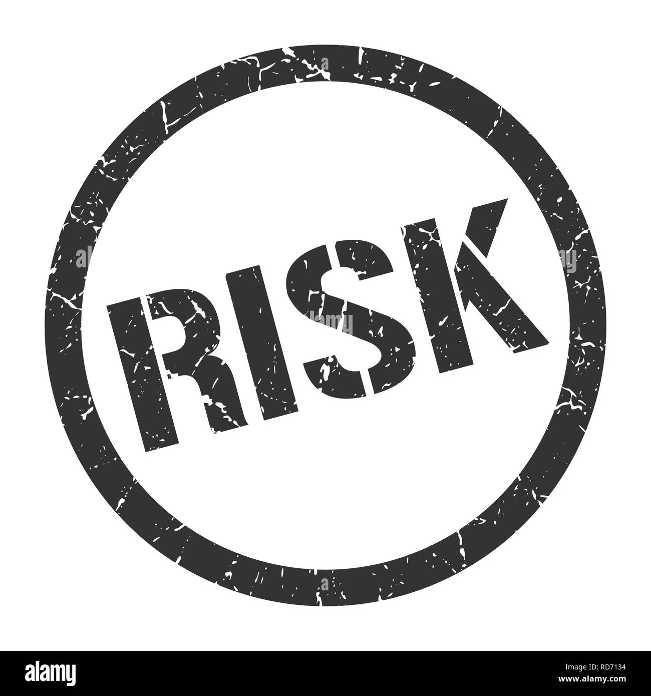 risk black round stamp Stock Vector Image & Art - Alamy