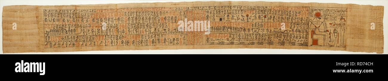 Amduat Papyrus of Nesenaset Stock Photo - Alamy