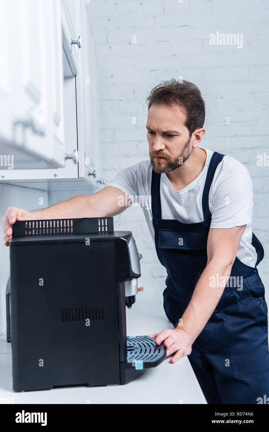 Coffee machine repair hi-res stock photography and images - Alamy