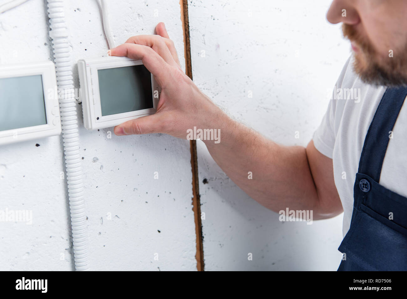 Checking electrical panel hi-res stock photography and images - Alamy