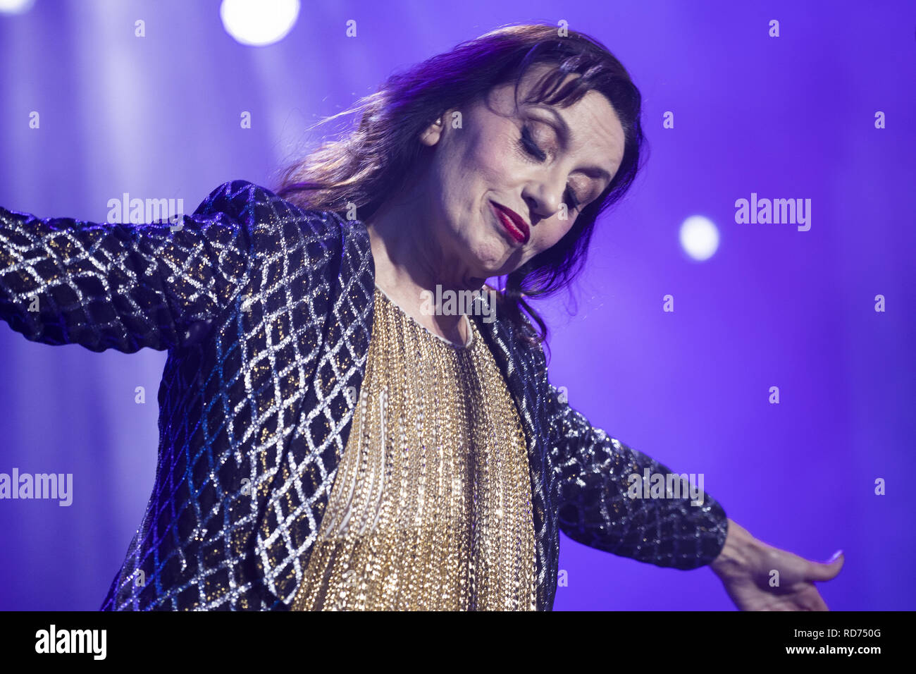 Spanish singer Luz Casal performs at the WiZink Center Featuring: Luz ...