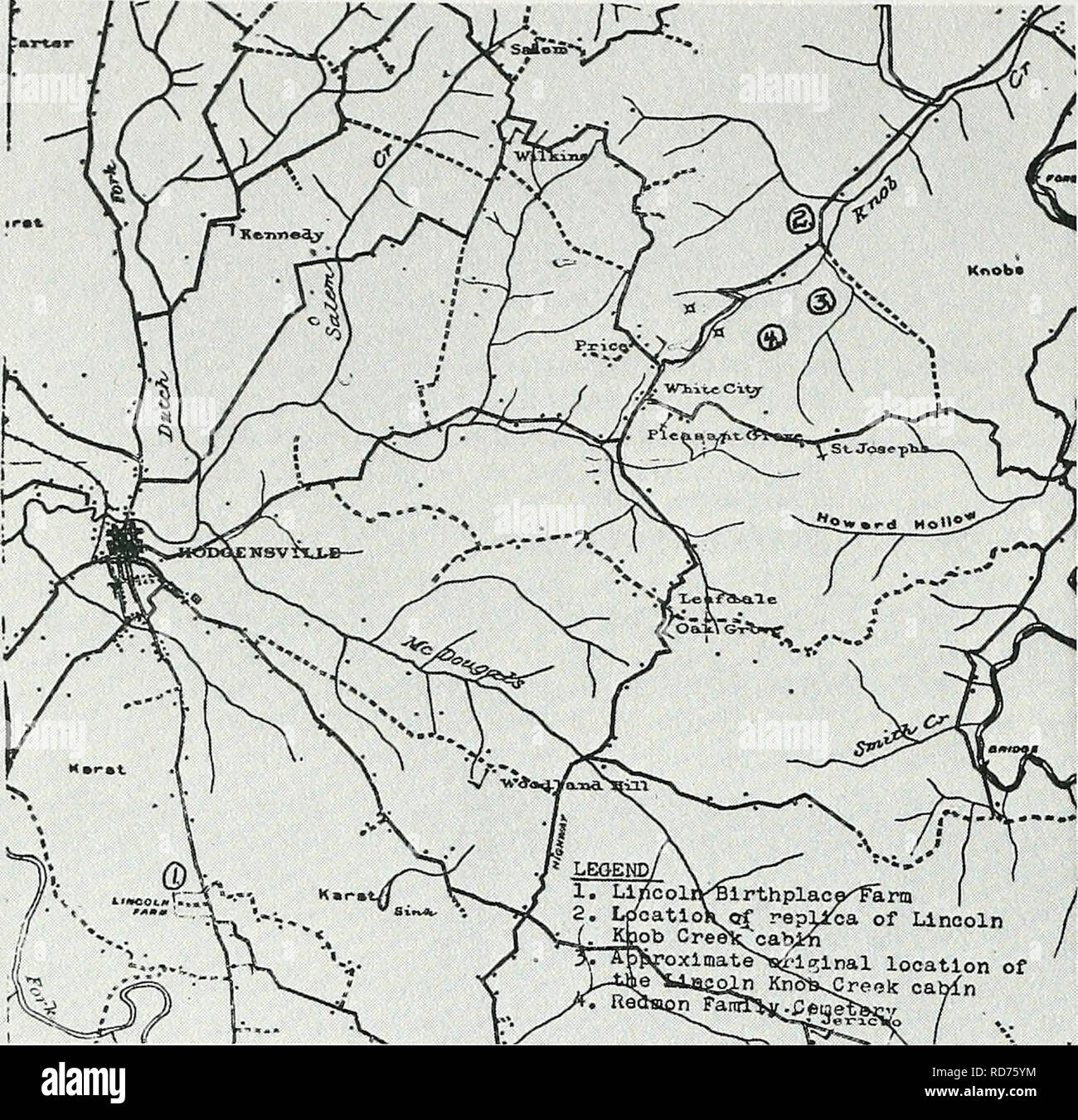 . Curios and relics. Plants. Lincoln, Abraham, 1809-1865; Thatcher ...