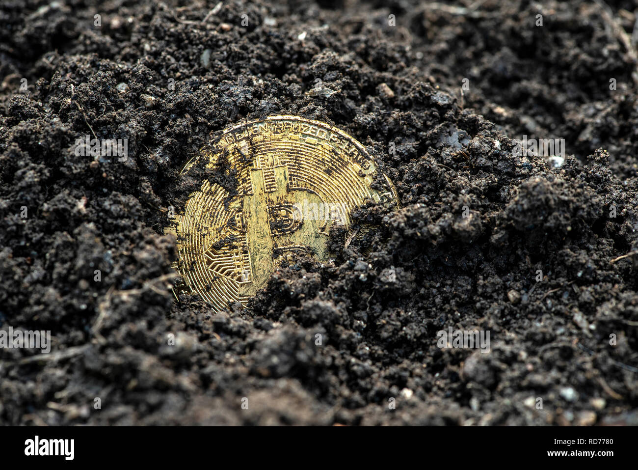 Coin in soil hi-res stock photography and images - Alamy