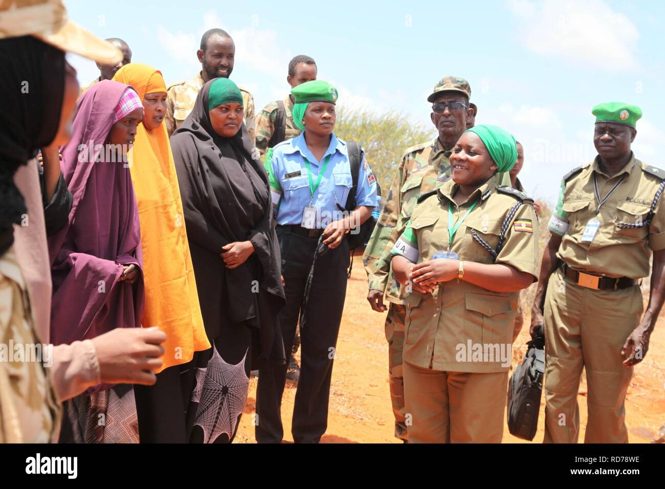 AMISOM Deputy Police Commissioner Christine Inspects The Training Camp ...