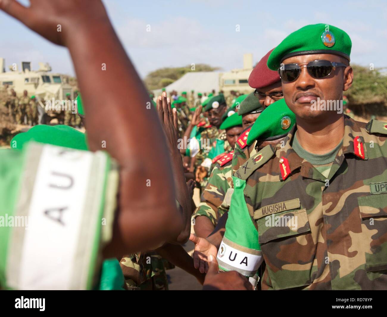 AMISOM Force Commander Maj Gen F Mugisha (6243044161 Stock Photo - Alamy