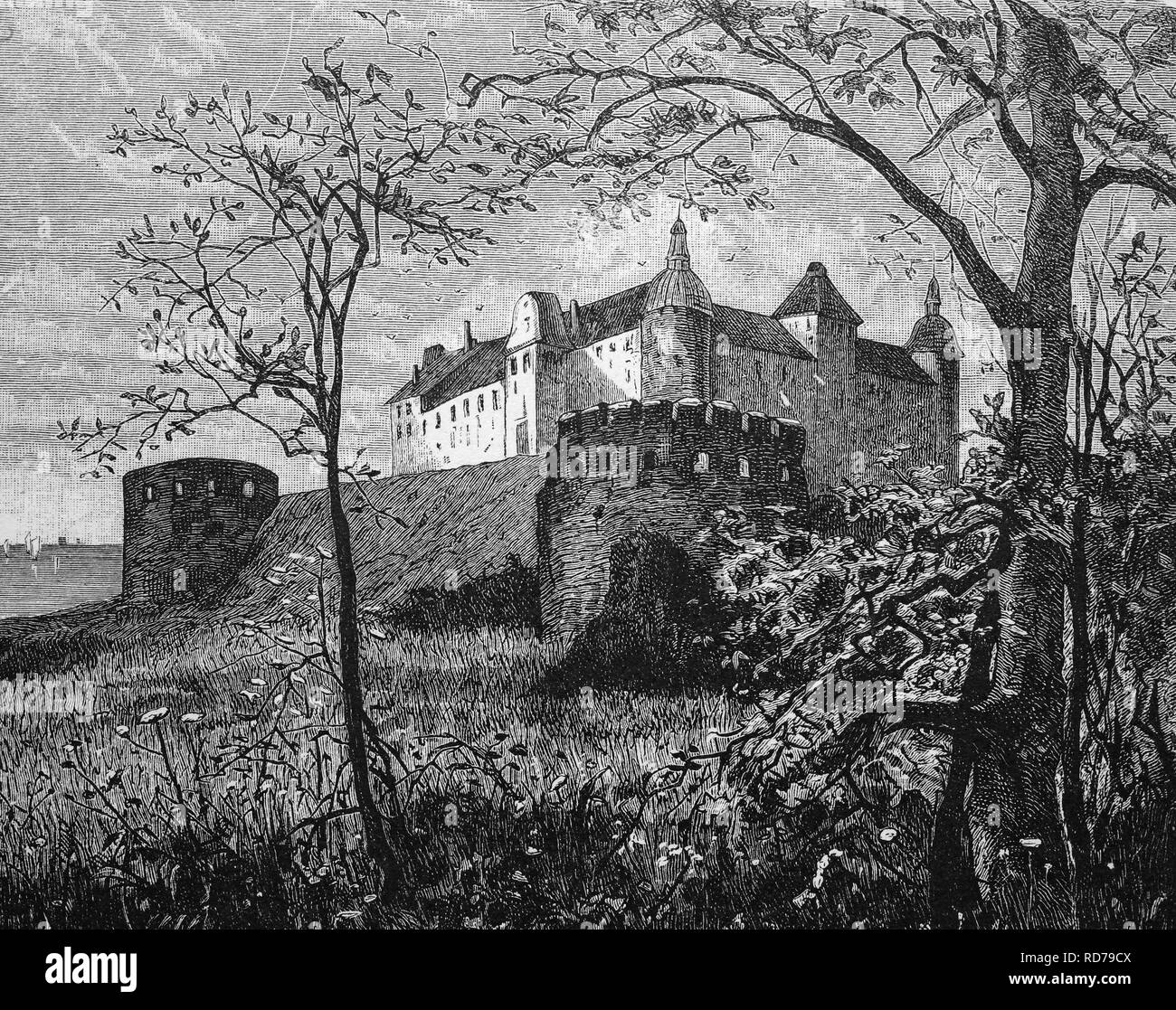 Woodcut castle hi-res stock photography and images - Alamy