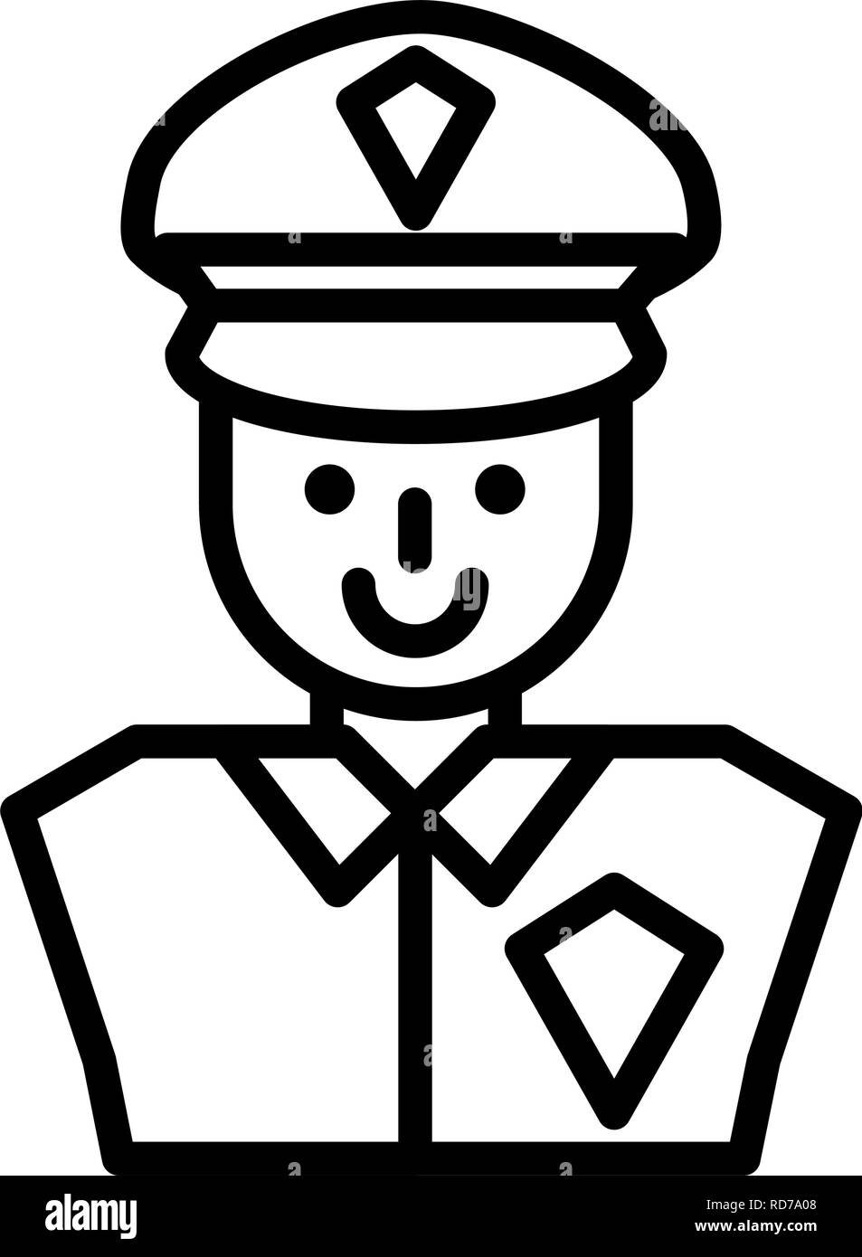 security agent avatar icon vector illustration design Stock Vector ...