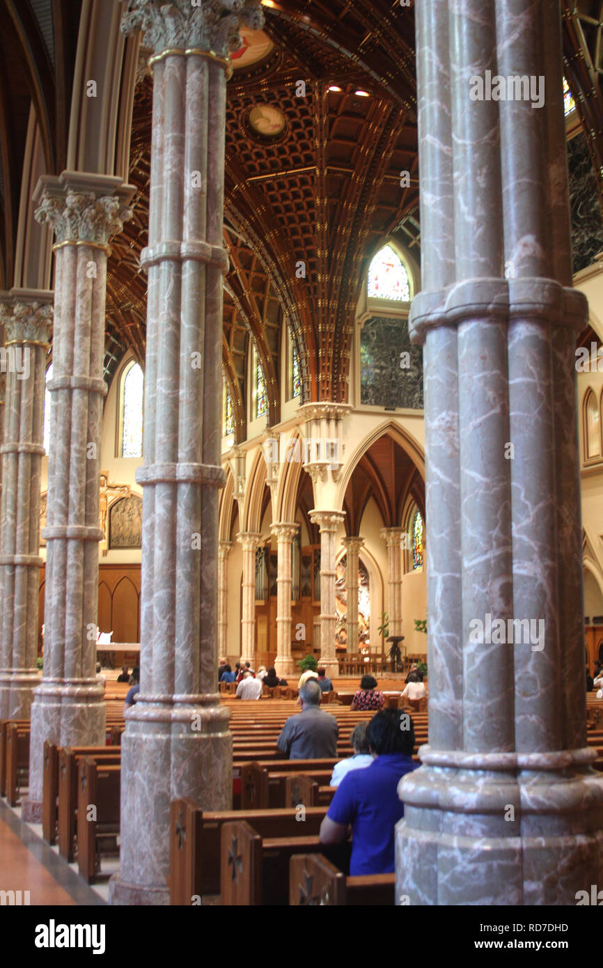 Interior of the Holy Name Cathedral in Chicago, IL, USA Stock Photo - Alamy