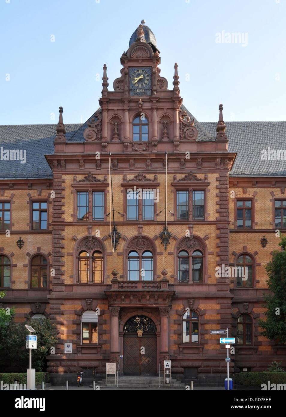 Amtsgericht Frankfurt - Gebaude A Stock Photo - Alamy
