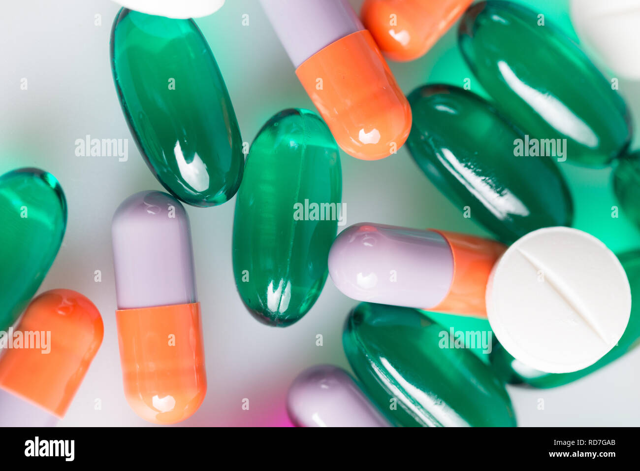 Taking capsule tablets hi-res stock photography and images - Alamy